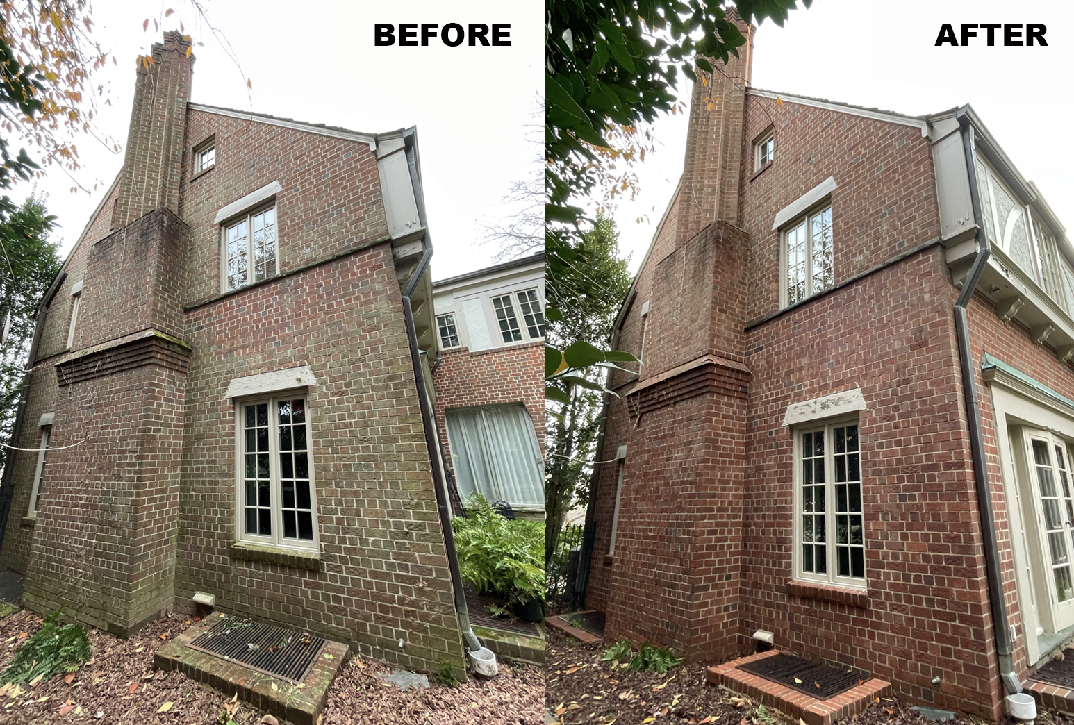 Pressure Washing Before and After Pictures | Pristine Inc.